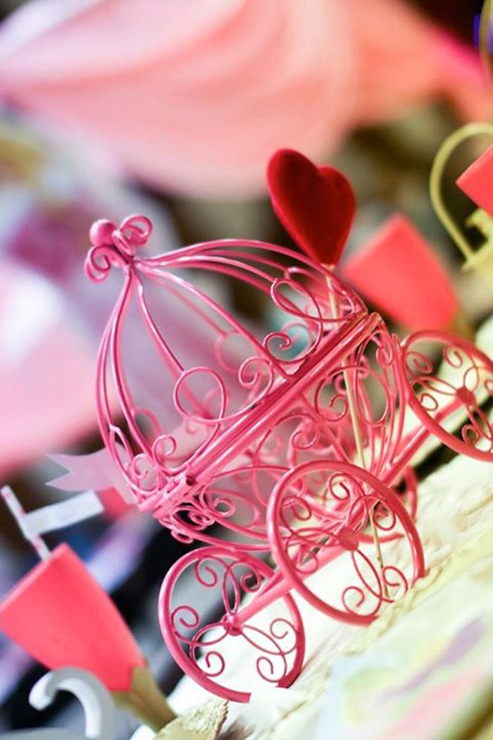 Kara's Party Ideas Glamorous Princess 5th Birthday Party | Kara's Party ...