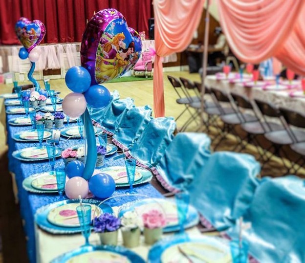 Kara's Party Ideas Glamorous Princess 5th Birthday Party | Kara's Party ...