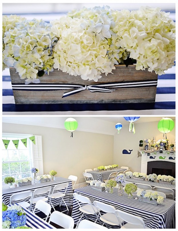 Kara's Party Ideas Green & Blue Preppy Whale Birthday Party | Kara's ...