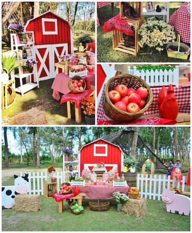 Kara's Party Ideas Chic Barnyard Birthday Party | Kara's Party Ideas