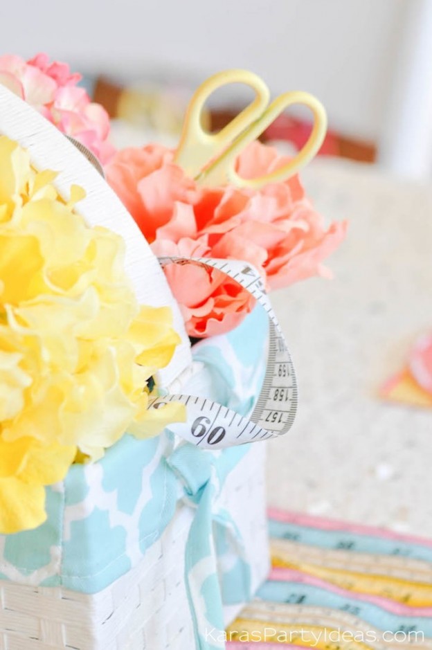 Kara's Party Ideas "Sew Cute" Sewing themed 10th Birthday Party | Kara ...