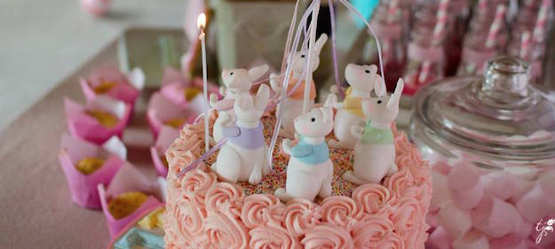 Kara's Party Ideas Bunny Themed 1st Birthday Party | Kara's Party Ideas