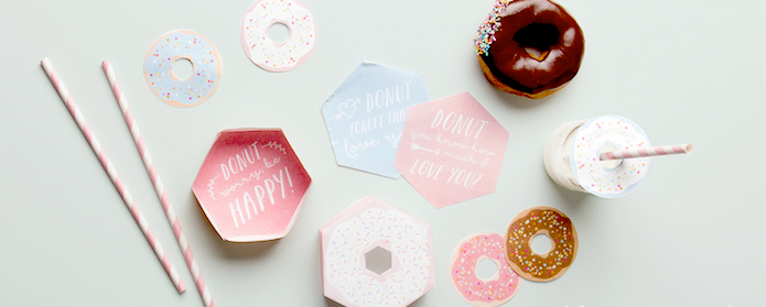 Kara's Party Ideas Free DIY Donut Gift Boxes! | Kara's Party Ideas