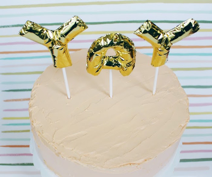 Kara's Party Ideas Mini Foil Balloon Cake Toppers | Kara's Party Ideas
