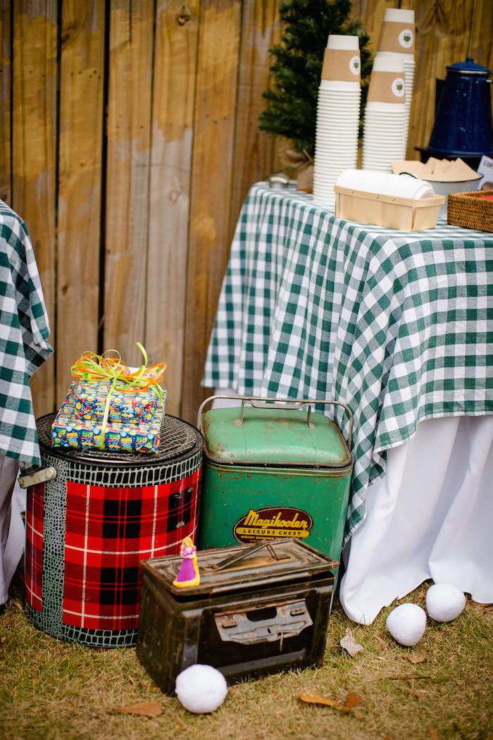 Kara's Party Ideas Rustic Mountain Lumberjack Themed Birthday Party ...