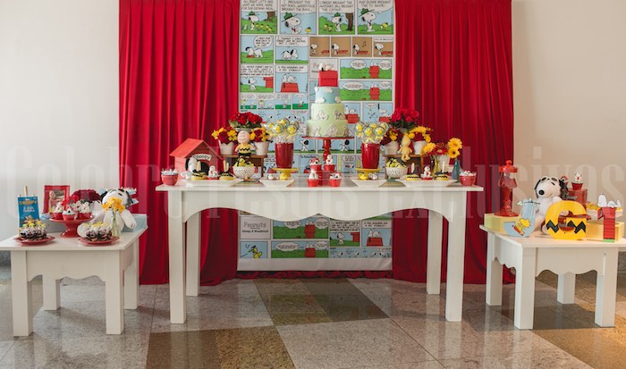 Kara's Party Ideas Snoopy Themed Birthday Party | Kara's Party Ideas