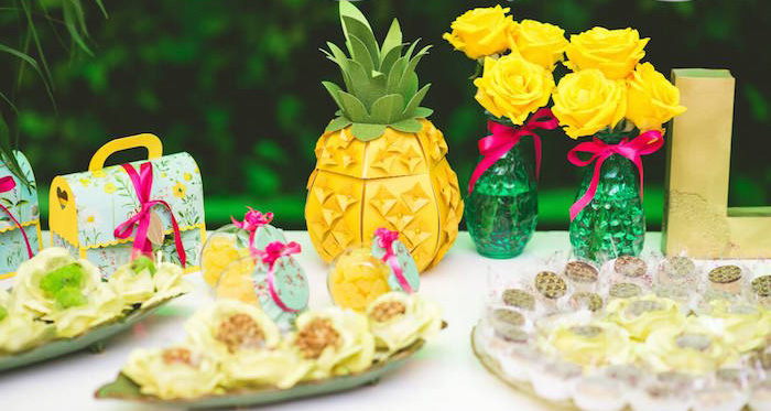 Kara's Party Ideas Tropical 1st Birthday Party | Kara's Party Ideas