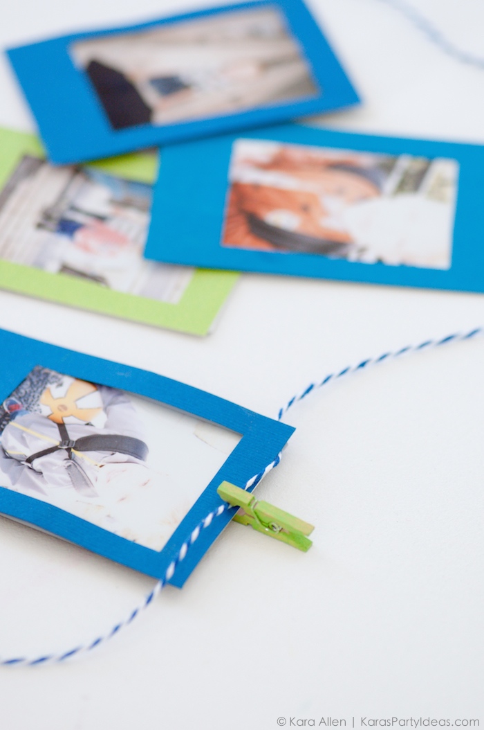 Kara's Party Ideas Father's Day Instax Photo Banner | Kara's Party Ideas