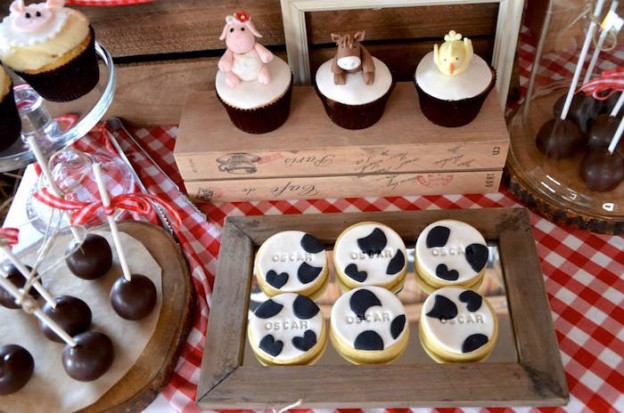 Kara's Party Ideas Rustic Barnyard 1st Birthday Party | Kara's Party Ideas