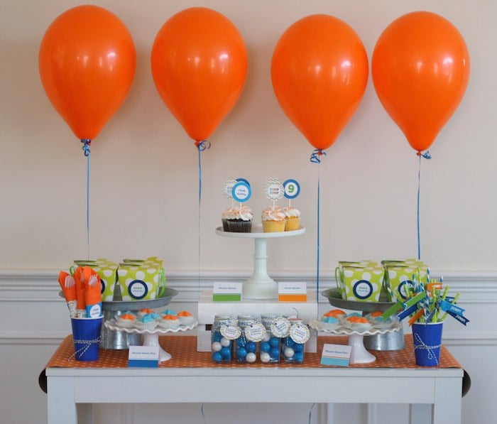 Kara's Party Ideas Colorful Trampoline + Jump Themed Birthday Party ...