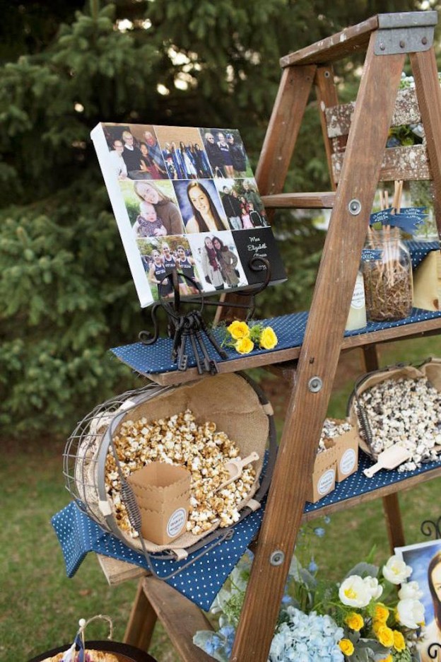 Kara's Party Ideas "Keys to Success" Denim Graduation Party | Kara's ...