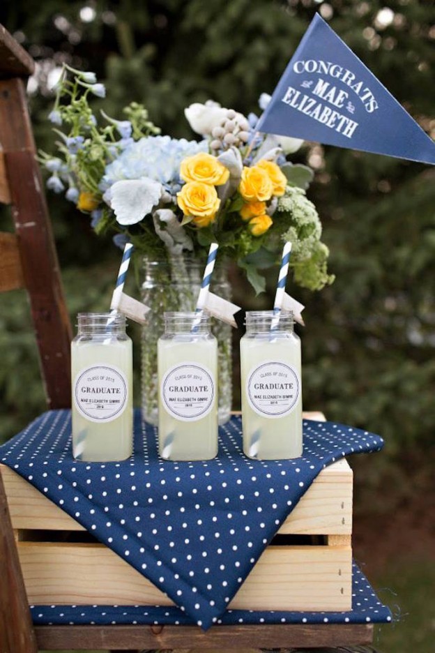 Kara's Party Ideas "Keys to Success" Denim Graduation Party | Kara's ...