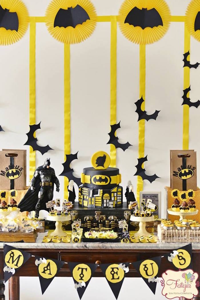 Kara's Party Ideas Batman Birthday Party | Kara's Party Ideas