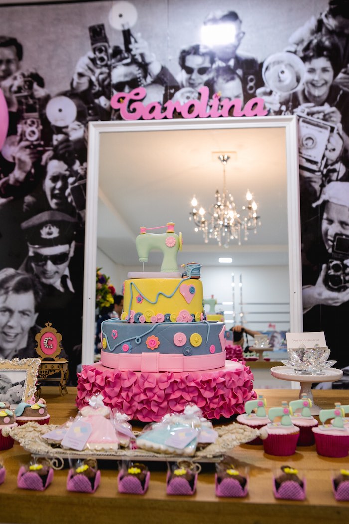 Kara's Party Ideas Elegant Boutique + Sewing Party | Kara's Party Ideas