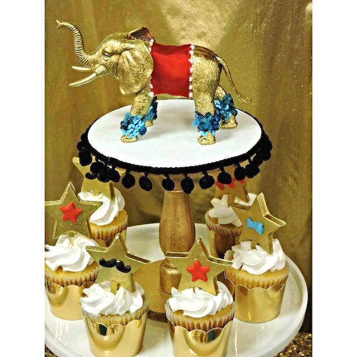 Kara's Party Ideas Glam "Cirque Du Bebe" Baby Shower | Kara's Party Ideas