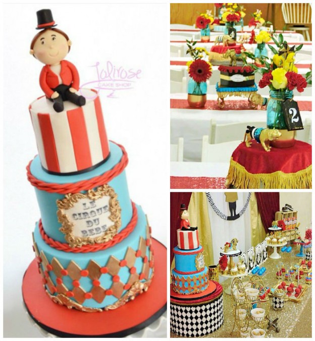 Kara's Party Ideas Glam "Cirque Du Bebe" Baby Shower | Kara's Party Ideas