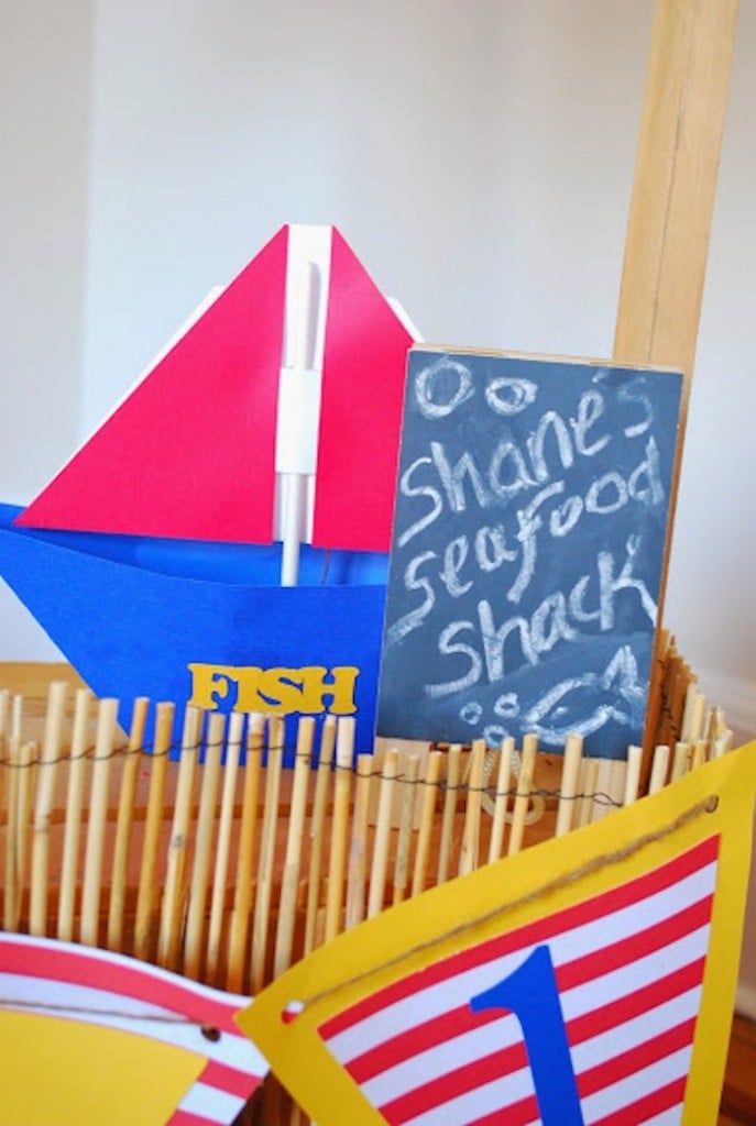 Kara's Party Ideas Popeye + Sailor Themed 1st Birthday Party | Kara's ...