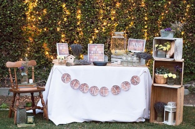 Kara's Party Ideas Rustic 21st Birthday Garden Party | Kara's Party Ideas
