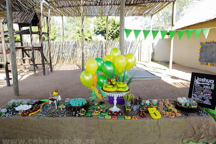 Kara's Party Ideas Snake + Reptile Birthday Party | Kara's Party Ideas
