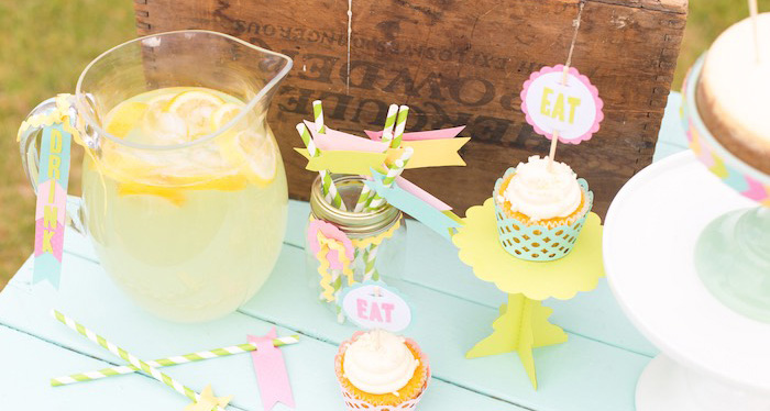 Kara's Party Ideas Lemonade Stand Party | Kara's Party Ideas