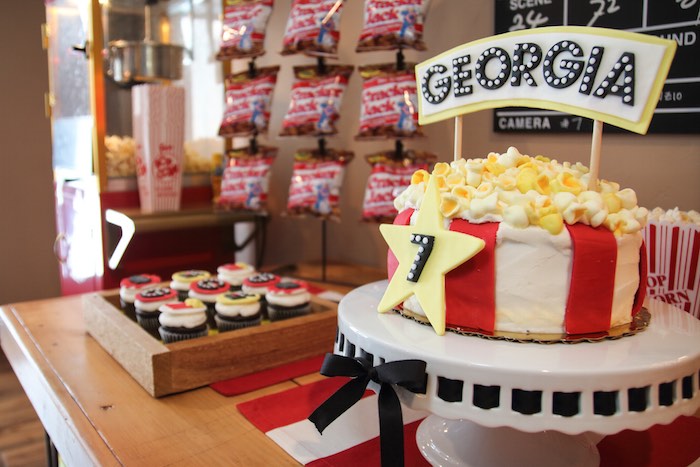 Kara's Party Ideas Movie Theater Birthday Party | Kara's Party Ideas