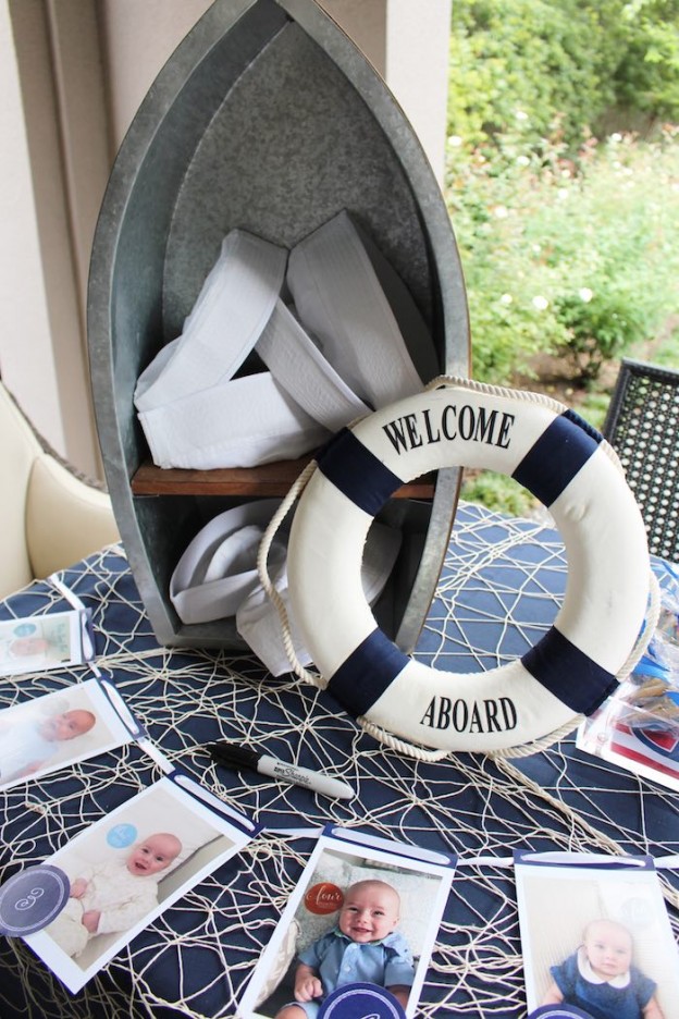 Kara's Party Ideas Nautical 1st Birthday Party | Kara's Party Ideas