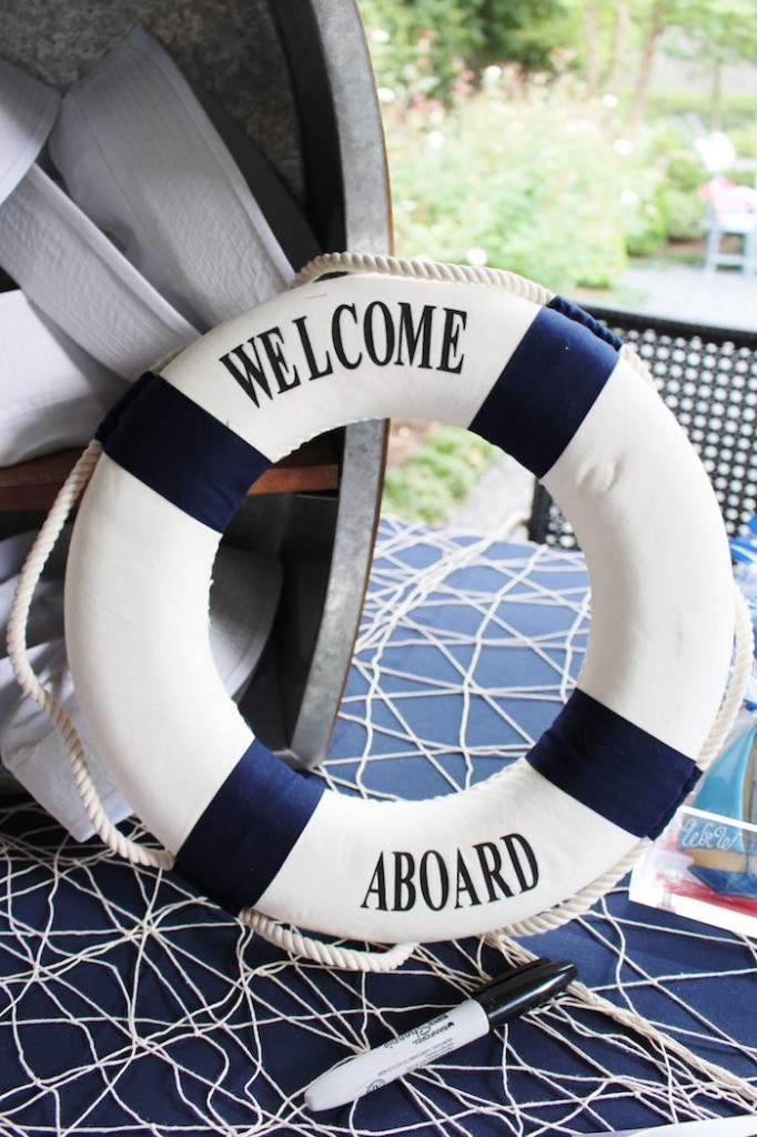 Kara's Party Ideas Nautical 1st Birthday Party | Kara's Party Ideas
