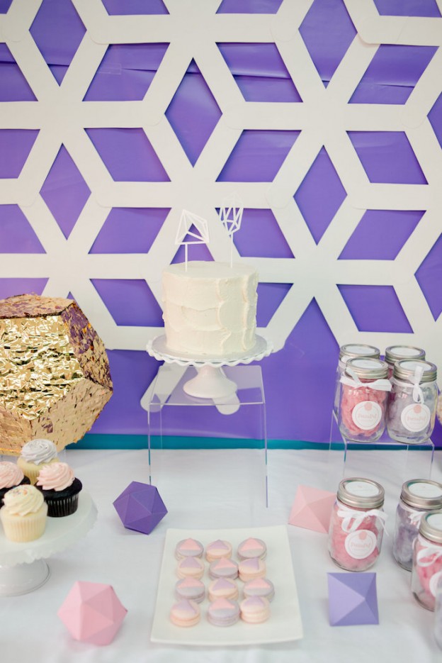 Kara's Party Ideas Pastel Geometric Birthday Party | Kara's Party Ideas