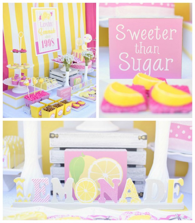 Kara's Party Ideas Pink Lemonade Birthday Party | Kara's Party Ideas