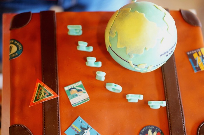 Kara's Party Ideas Vintage Travel Themed Birthday Party