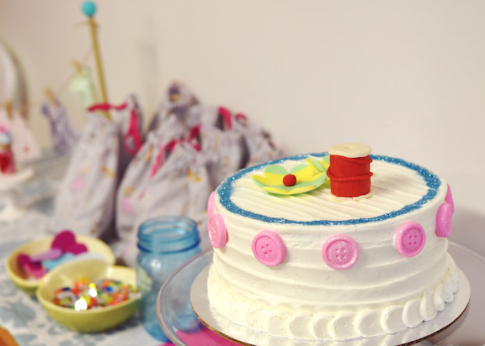 Kara's Party Ideas Craft + Sewing Themed Birthday Party | Kara's Party ...