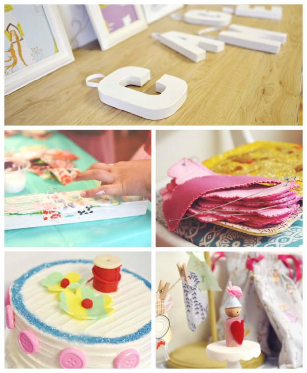 Kara's Party Ideas Craft + Sewing Themed Birthday Party | Kara's Party ...