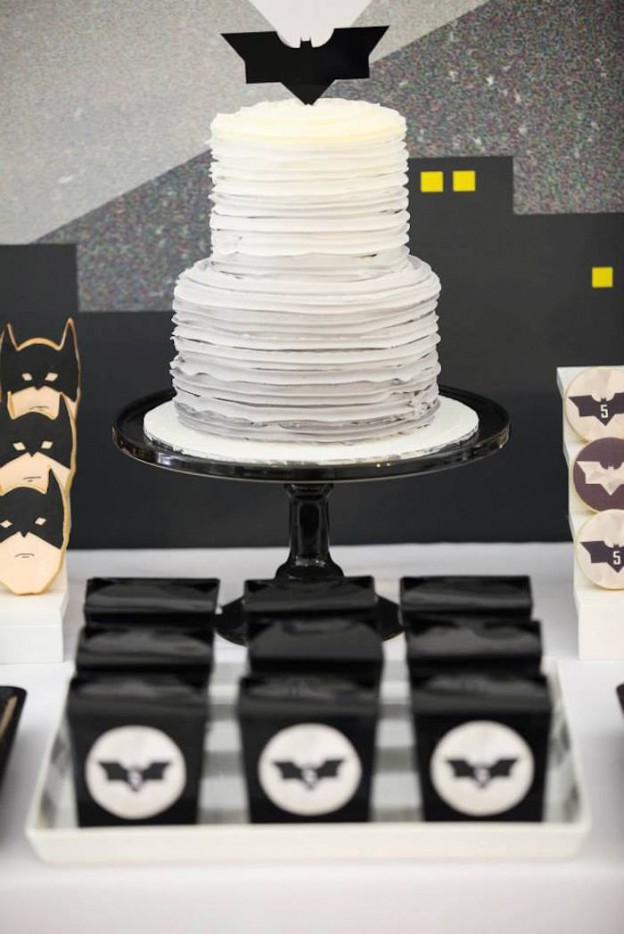 Kara's Party Ideas Modern Batman Birthday Party | Kara's Party Ideas