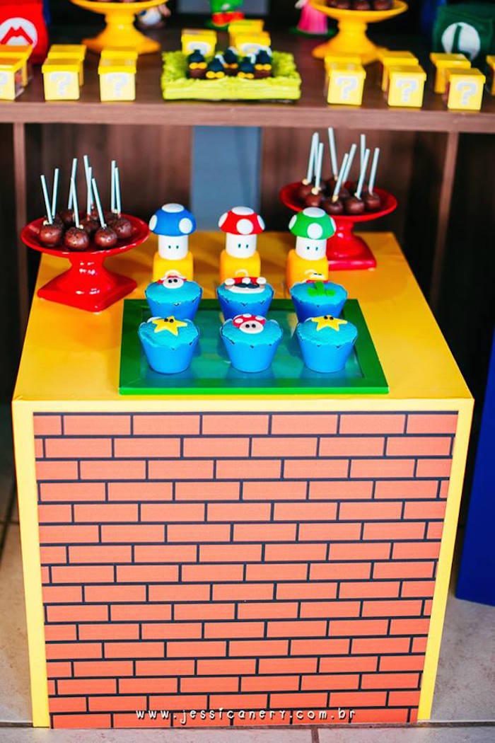 Kara's Party Ideas Super Mario Birthday Party | Kara's Party Ideas