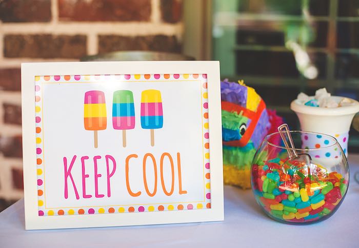 Kara's Party Ideas Birthday Popsicle Pool Party | Kara's Party Ideas
