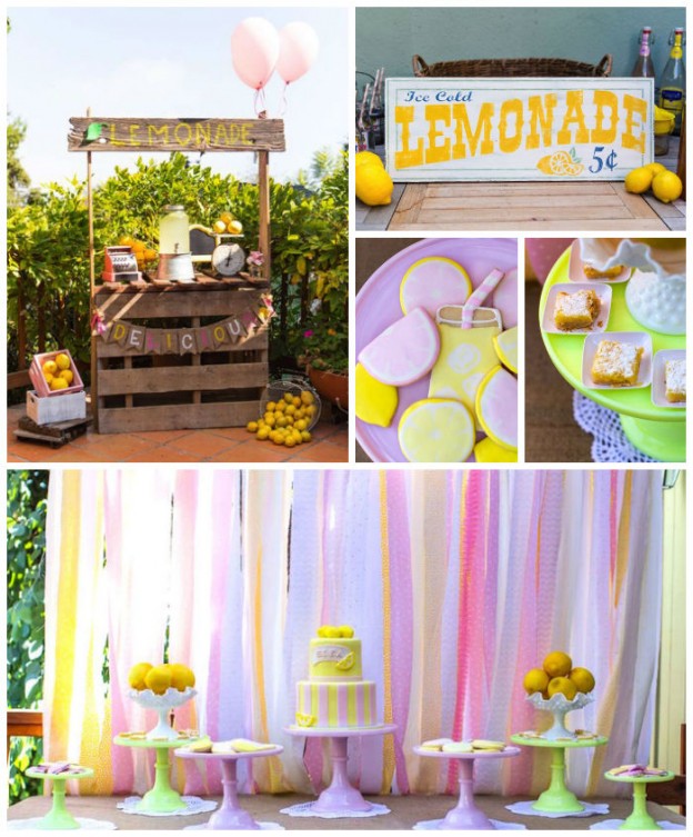 Kara's Party Ideas Vintage Lemonade Stand Party | Kara's Party Ideas