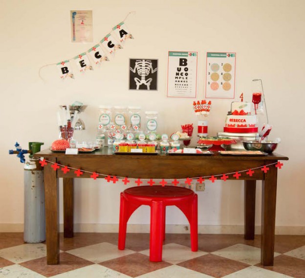 Kara's Party Ideas Doctor Themed Birthday Party | Kara's Party Ideas