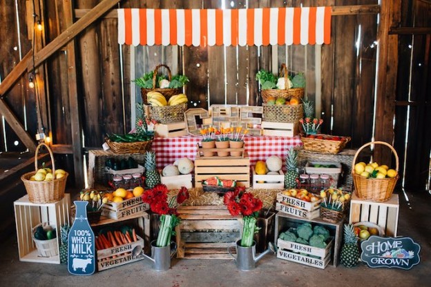 Kara's Party Ideas Farmers Market Birthday Party | Kara's Party Ideas