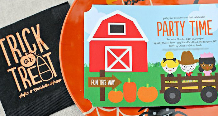 Kara's Party Ideas Halloween Hayride Party | Kara's Party Ideas