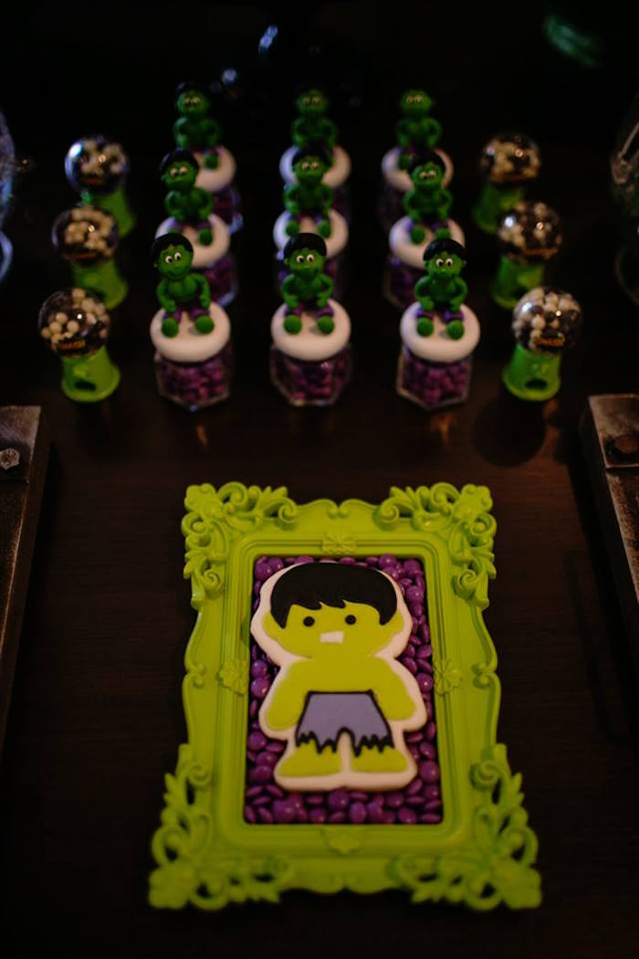 Kara's Party Ideas Incredible Hulk Themed Birthday Party | Kara's Party ...