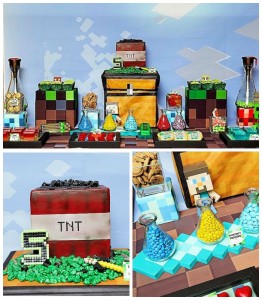 Kara's Party Ideas Pixel Minecraft Party | Kara's Party Ideas