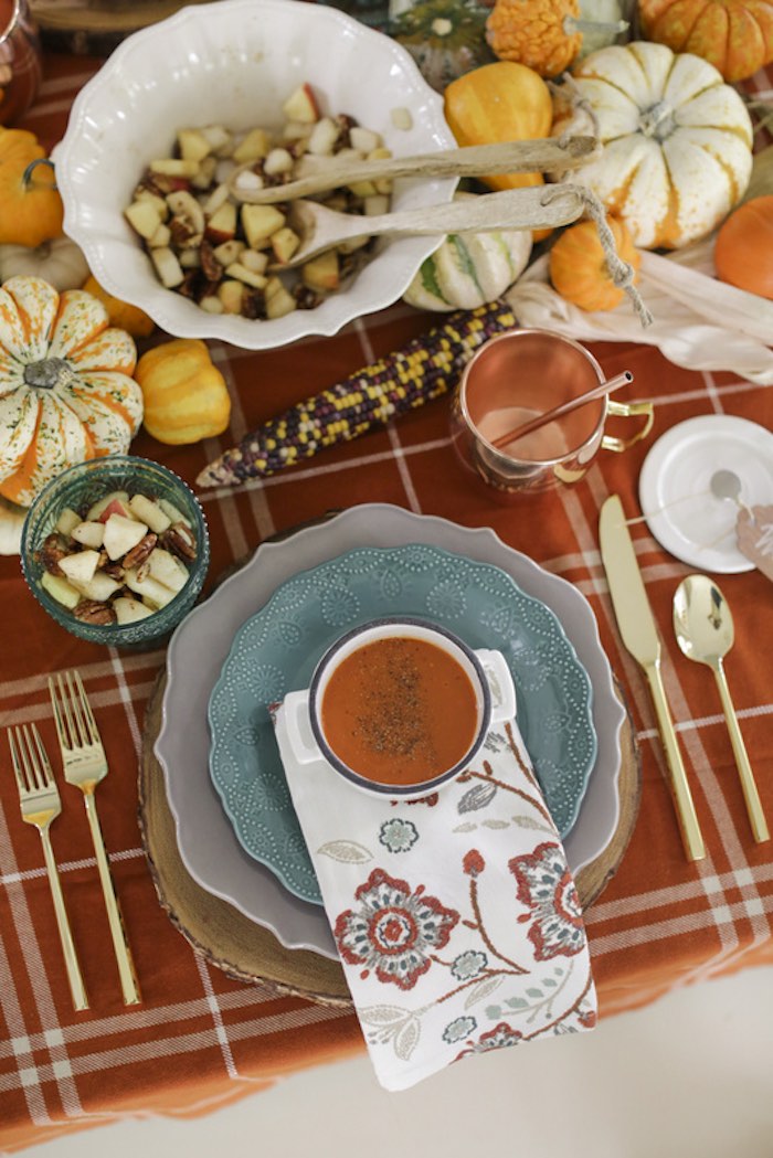 Kara's Party Ideas Fall Friends Ladies Luncheon | Kara's Party Ideas
