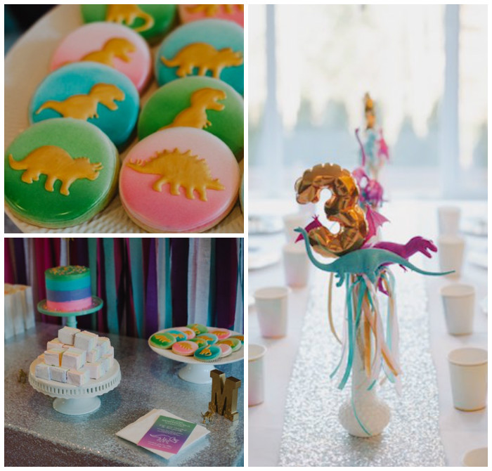 Kara's Party Ideas Rainbow Dinosaur Birthday Party | Kara's Party Ideas