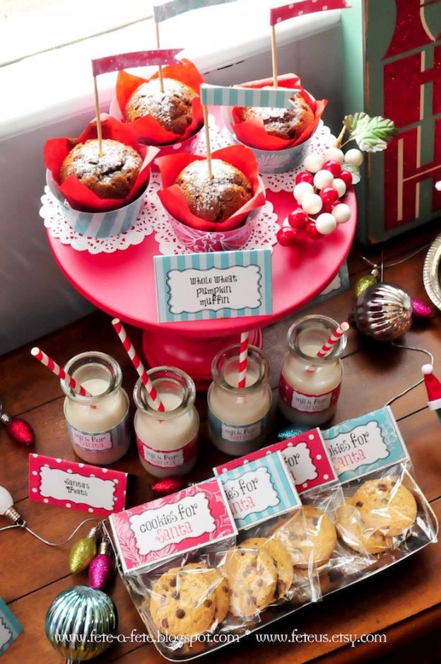 Kara's Party Ideas Playful Retro Christmas Party | Kara's Party Ideas