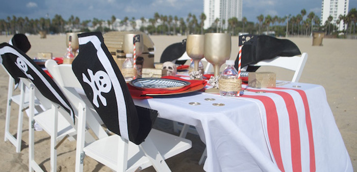 Kara's Party Ideas Seaside Pirate Themed Birthday Party | Kara's Party ...