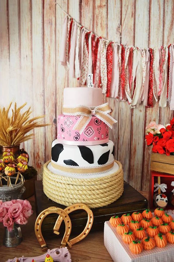 Kara's Party Ideas Girly Little Farm Birthday Party | Kara's Party Ideas