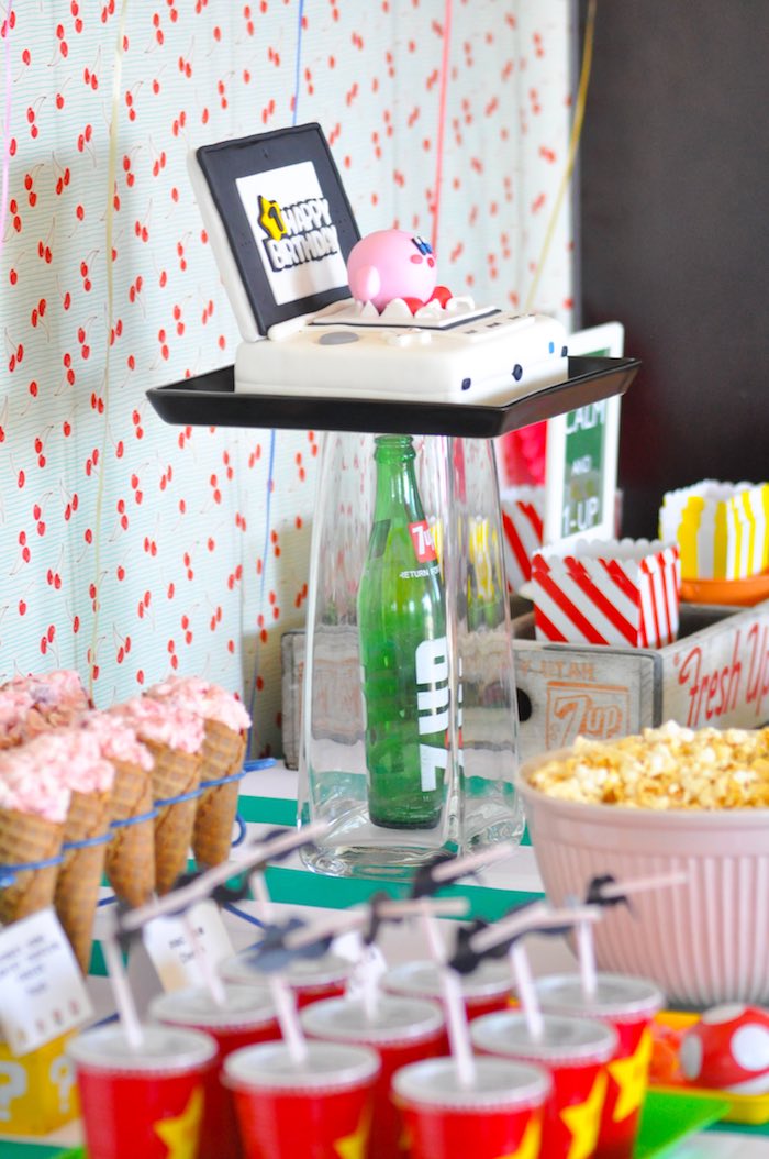 Kara's Party Ideas Nintendo Inspired Video Game Birthday Party | Kara's ...