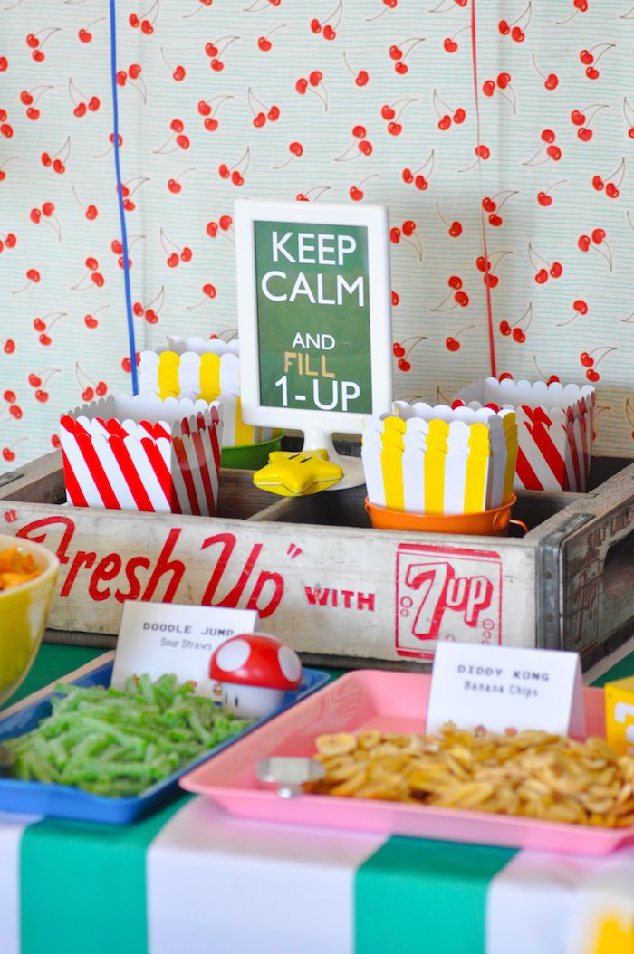 Kara's Party Ideas Nintendo Inspired Video Game Birthday Party | Kara's ...