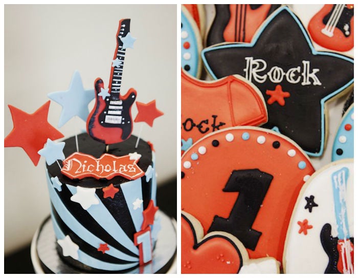 Kara's Party Ideas Rock Star Birthday Party | Kara's Party Ideas