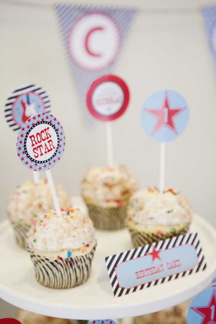 Kara's Party Ideas Rock Star Birthday Party | Kara's Party Ideas